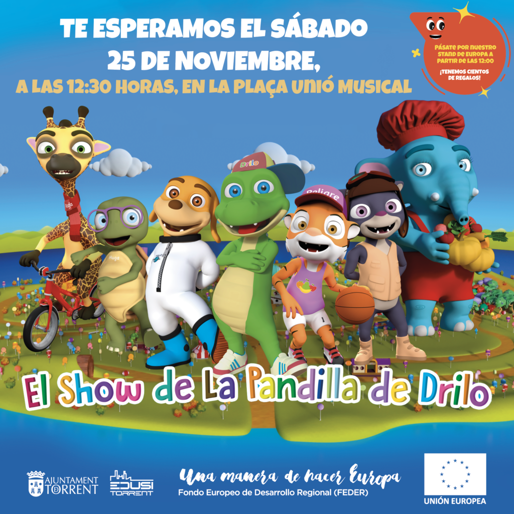 Torrent vivirá el show infantil de «La Pandilla de Drilo» este próximo ...